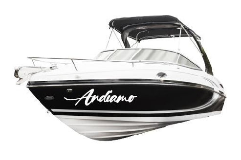 Boat Name Sticker NZ | Custom Marine Vinyl Decals – Retail Sign